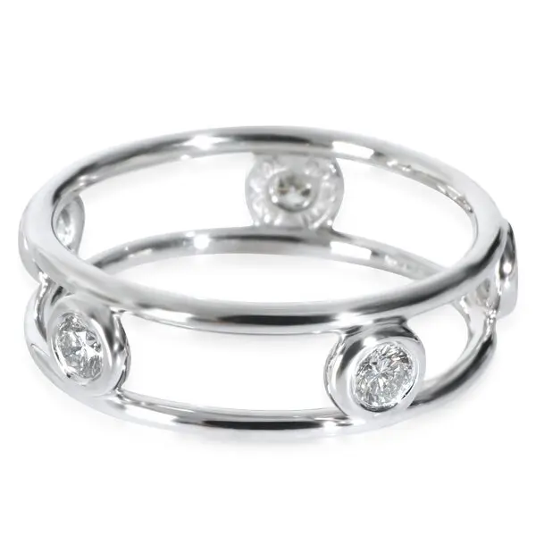 Tiffany & Co. Elsa Peretti Diamond Ring - Platinum