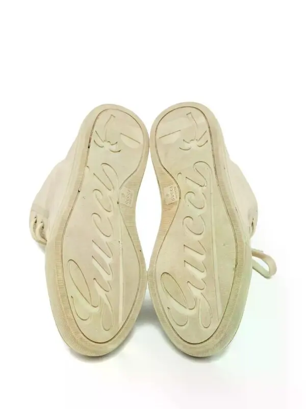 Gucci Canvas High-top Sneakers