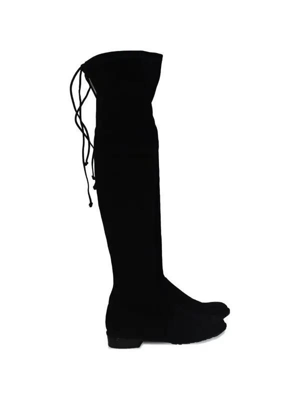 STUART WEITZMAN Drawstring-detail Boots - Black