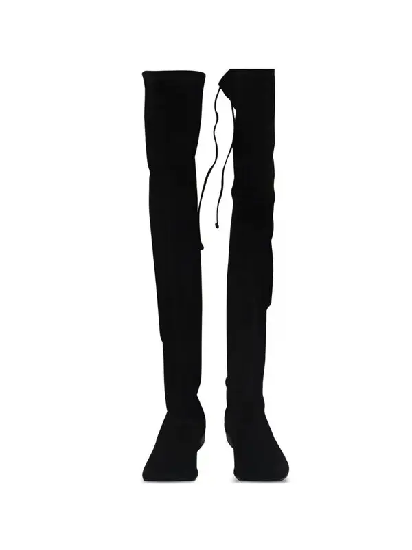 STUART WEITZMAN Drawstring-detail Boots - Black