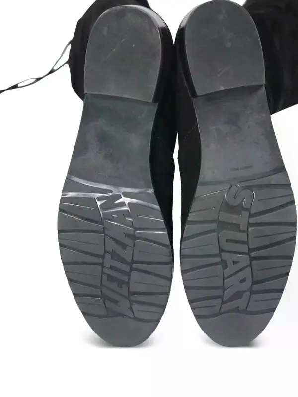 STUART WEITZMAN Drawstring-detail Boots - Black