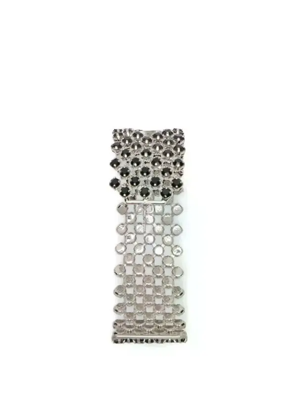 Blumarine Strass Circle Hoop Earrings