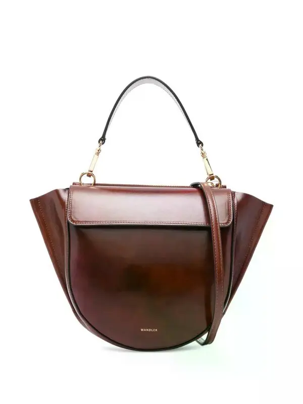 WANDLER Hortensia Small Top-handle Shoulder Bag - Brown