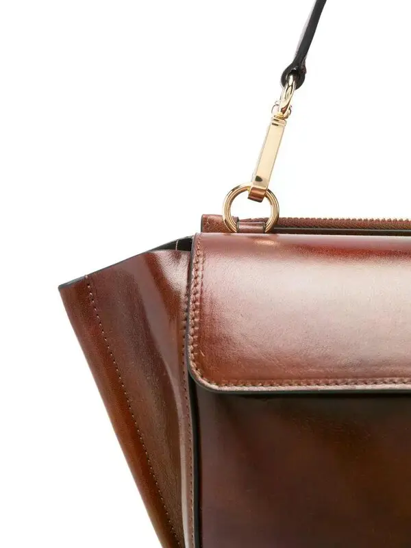 WANDLER Hortensia Small Top-handle Shoulder Bag - Brown