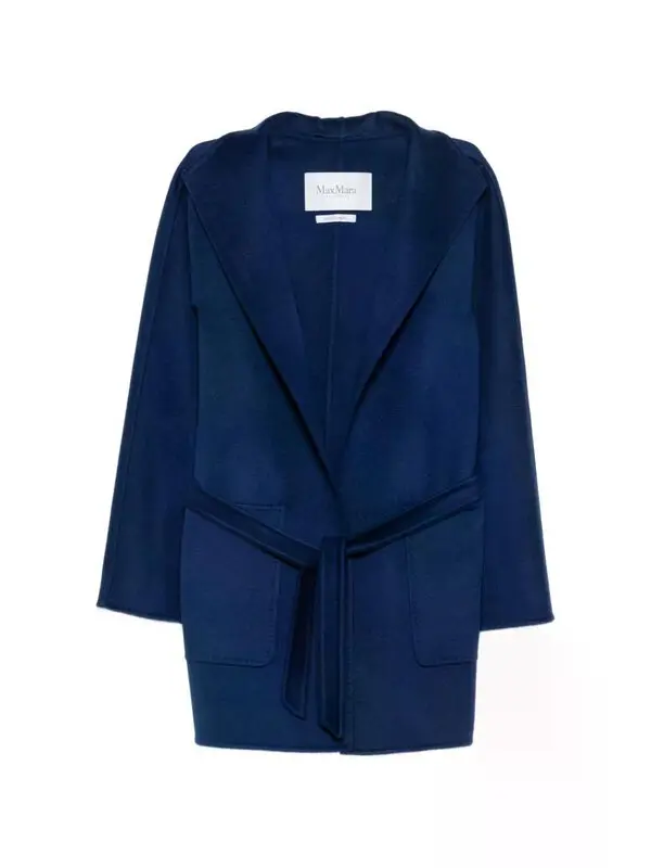 Max Mara Hooded Belted Midi Coat