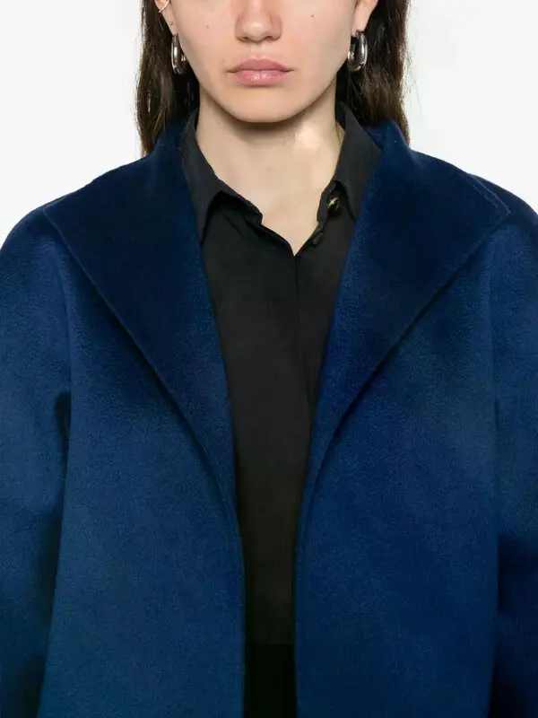 Max Mara Hooded Belted Midi Coat
