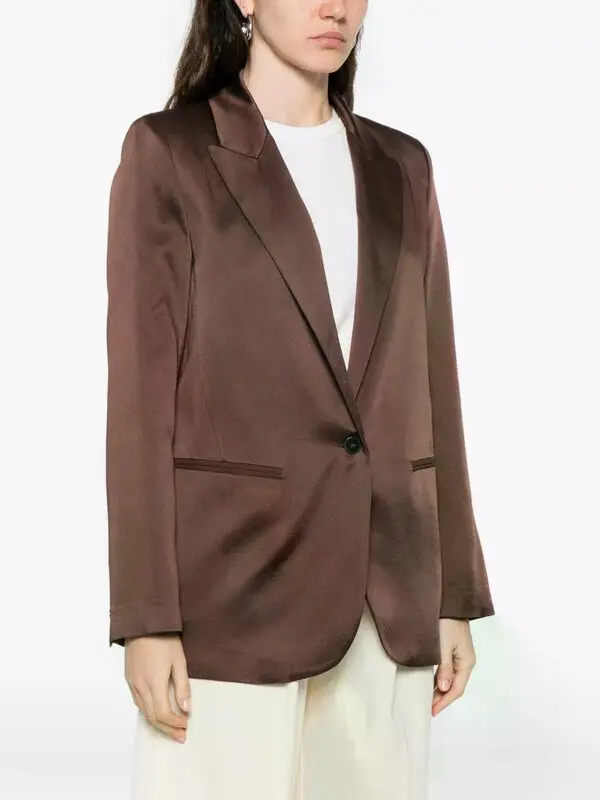 FORTE_FORTE Single-breasted Jacket - Brown