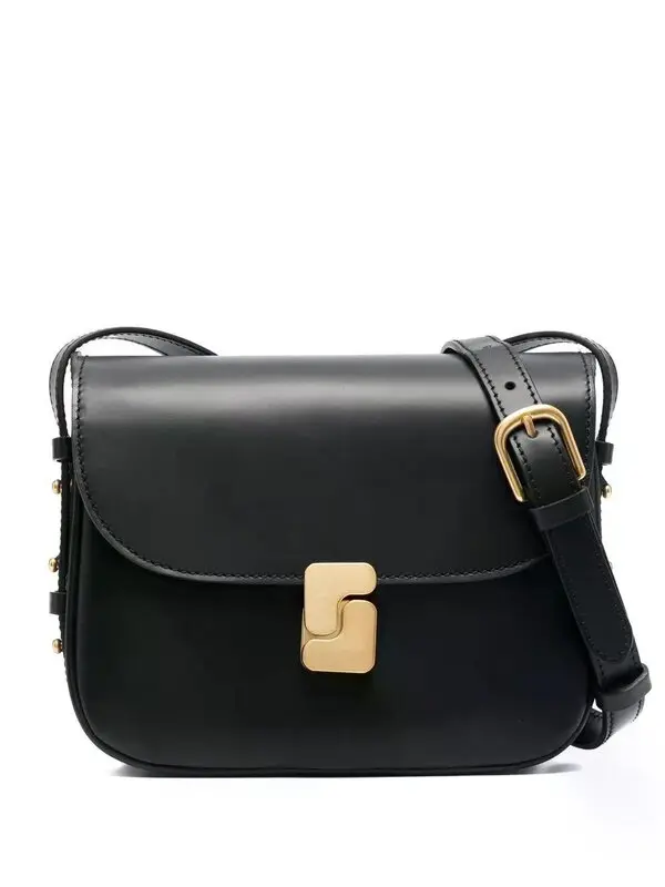 Soeur Leather Shoulder Bag