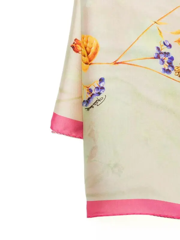 Roberto Cavalli Floral Scarf