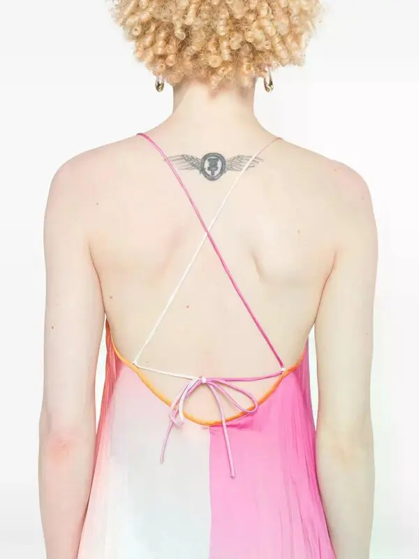Sandro Plissé Midi Dress