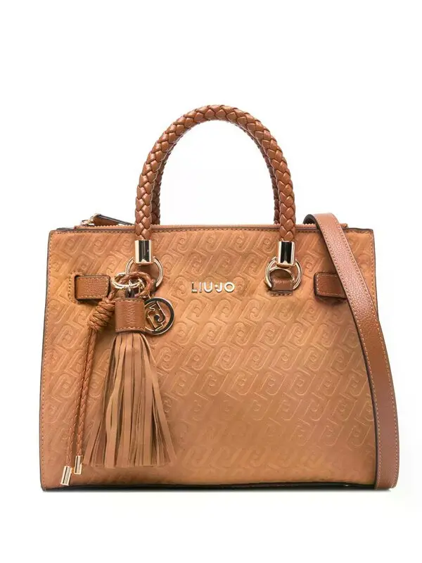 Liu Jo Small Braided-handle Tote Bag - Brown