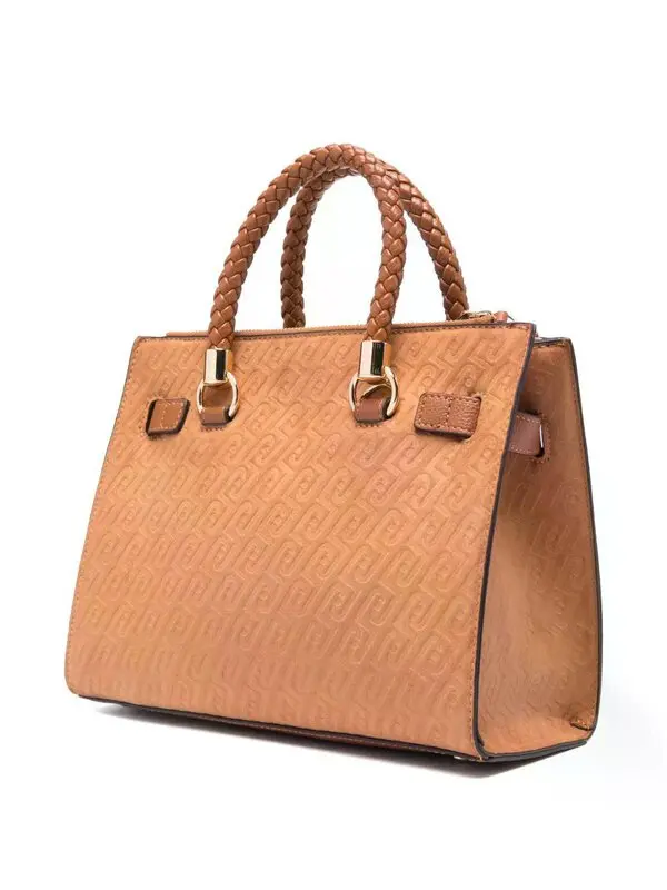 Liu Jo Small Braided-handle Tote Bag - Brown