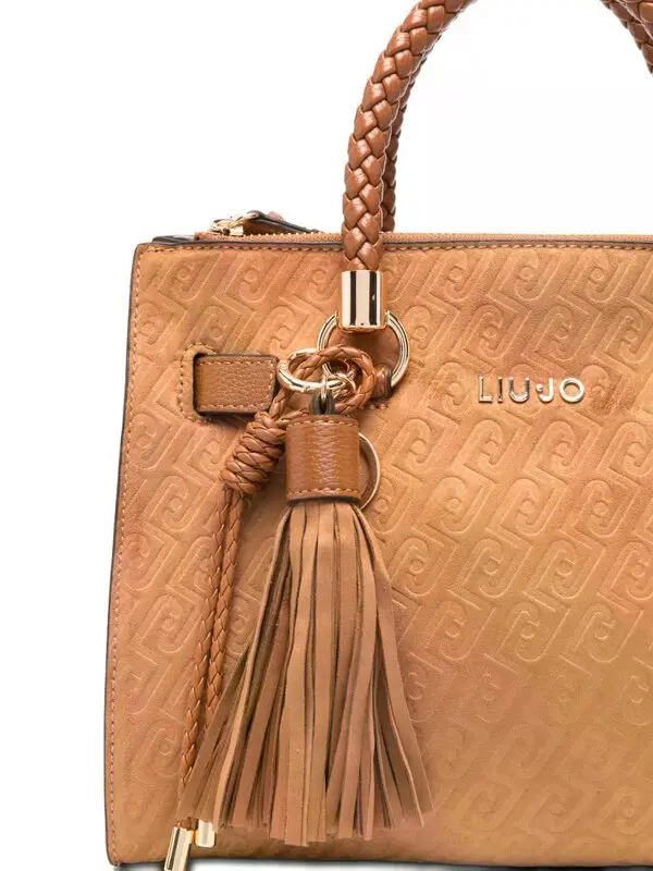 Liu Jo Small Braided-handle Tote Bag - Brown