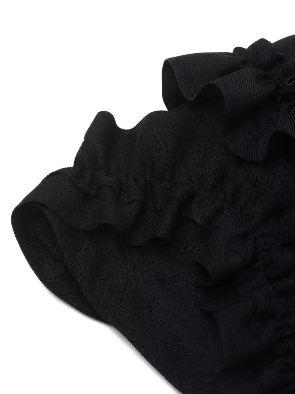 Comme Des Garçons Ruffled Bow Scarf