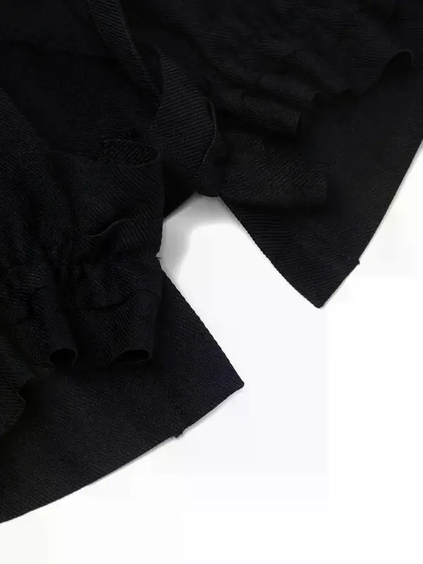 Comme Des Garçons Ruffled Bow Scarf