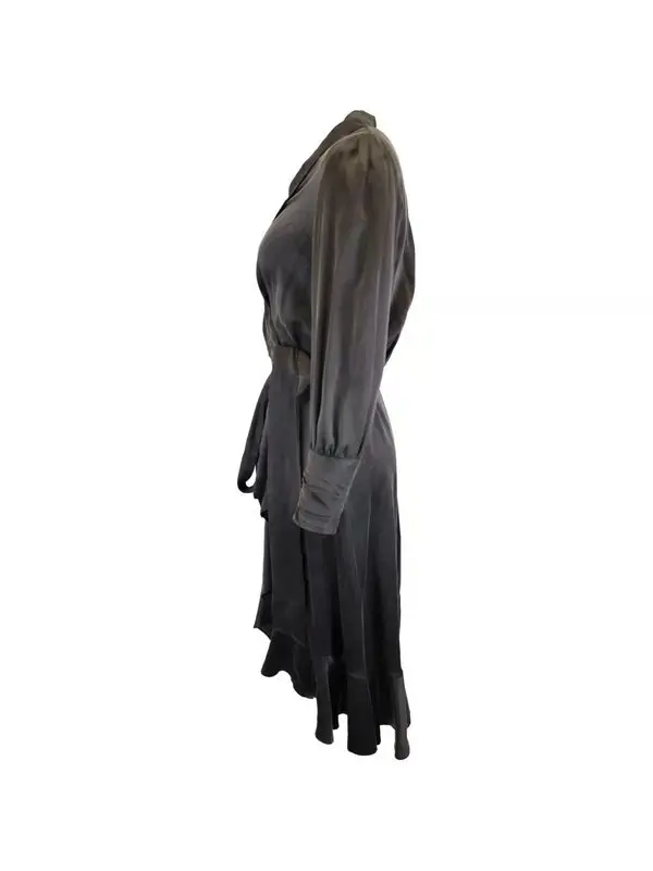 Zimmermann Asymmetrical-hem Midi Dress