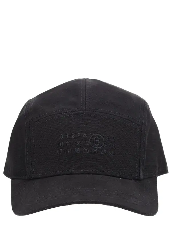MAISON MARGIELA Baseball Cap With Logo - Black