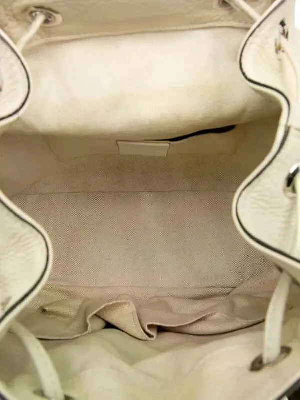 Gucci Leather Bamboo Tassel Backpack