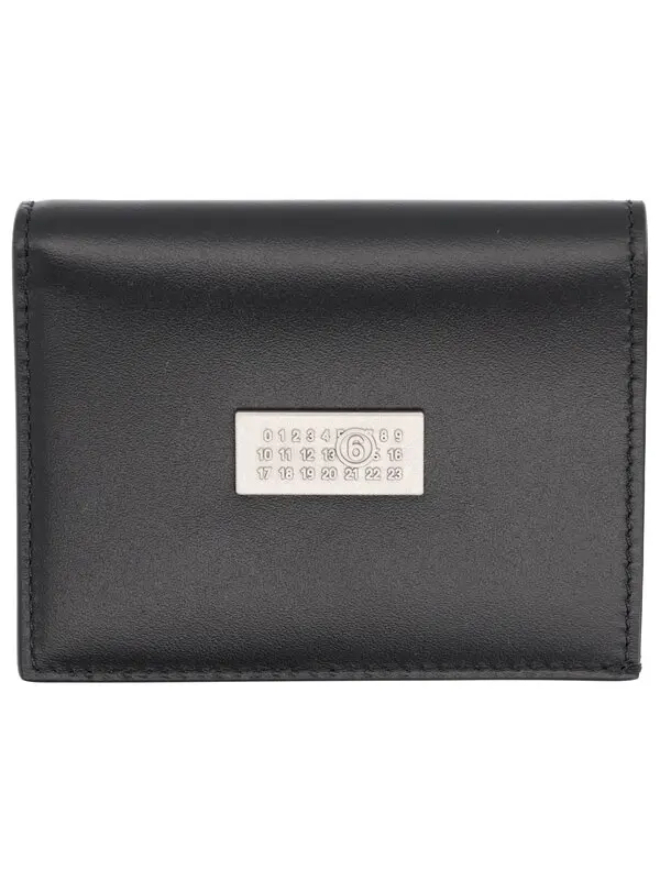 MAISON MARGIELA Coin Purse With Logo - Black