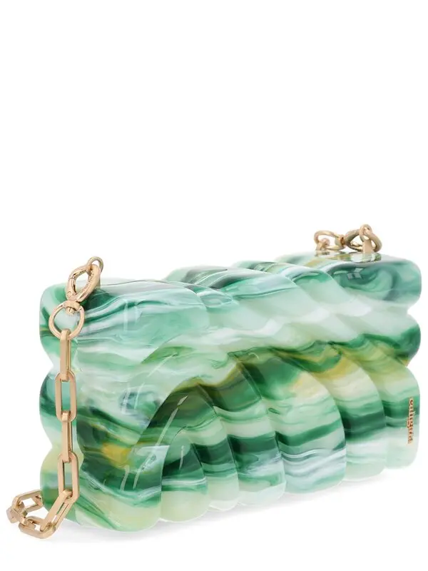 Cult Gaia Aura Clutch - Green