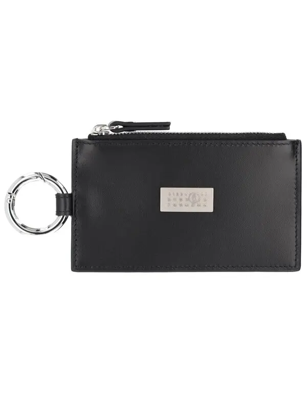 MAISON MARGIELA Zippered Card Holder - Black