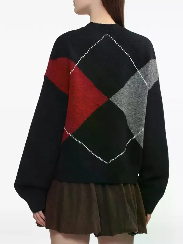 A BATHING APE Argyle Pattern Sweater