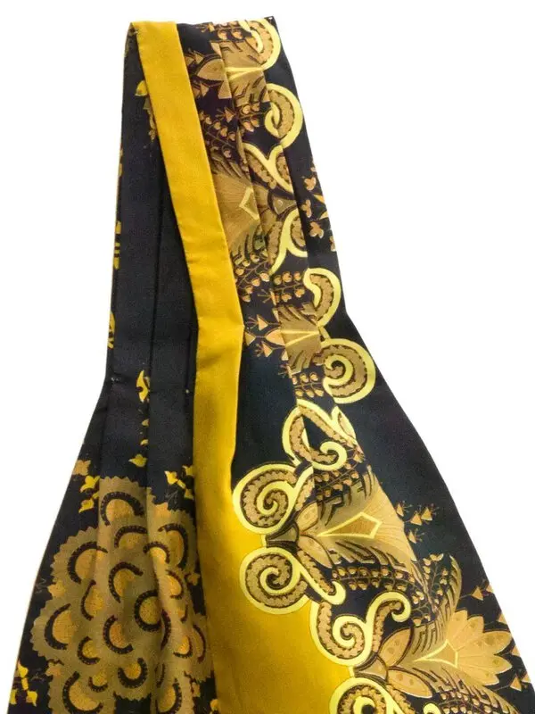 Hermès 1970s Floral-print Silk Scarf