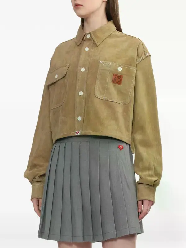 A BATHING APE Pocket Button Shirt - Brown