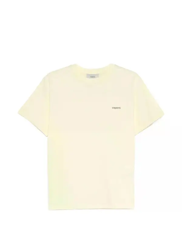Coperni Logo-detail T-shirt - Yellow