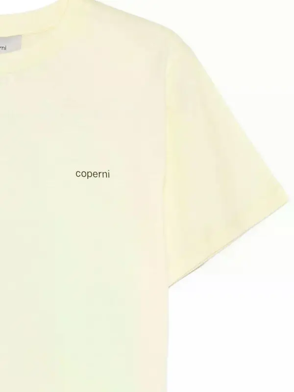 Coperni Logo-detail T-shirt - Yellow