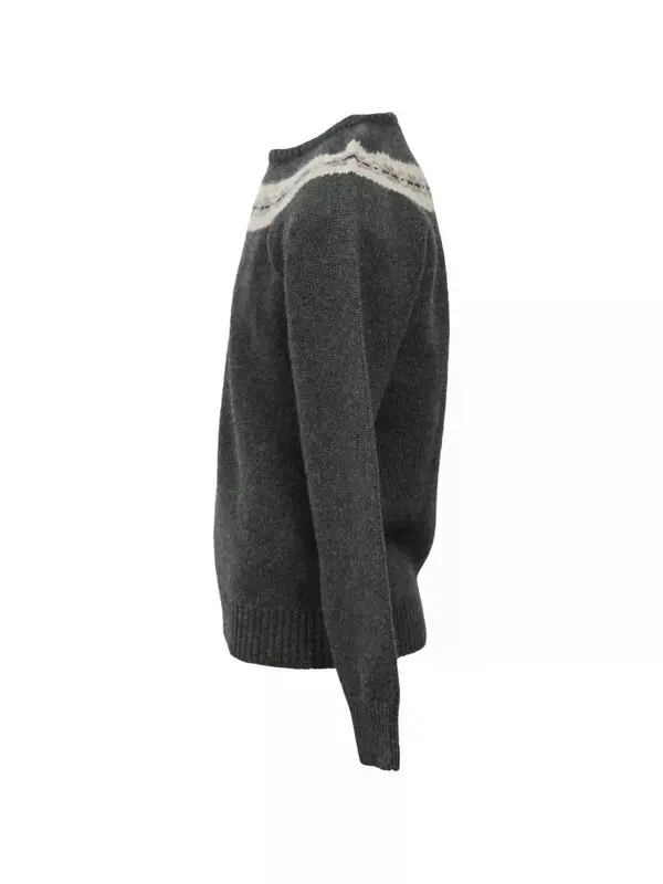 JIL SANDER Patterned Crewneck Sweater