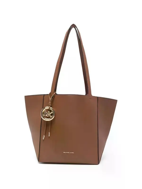 Michael Kors Jordi Logo-pendant Tote - Brown
