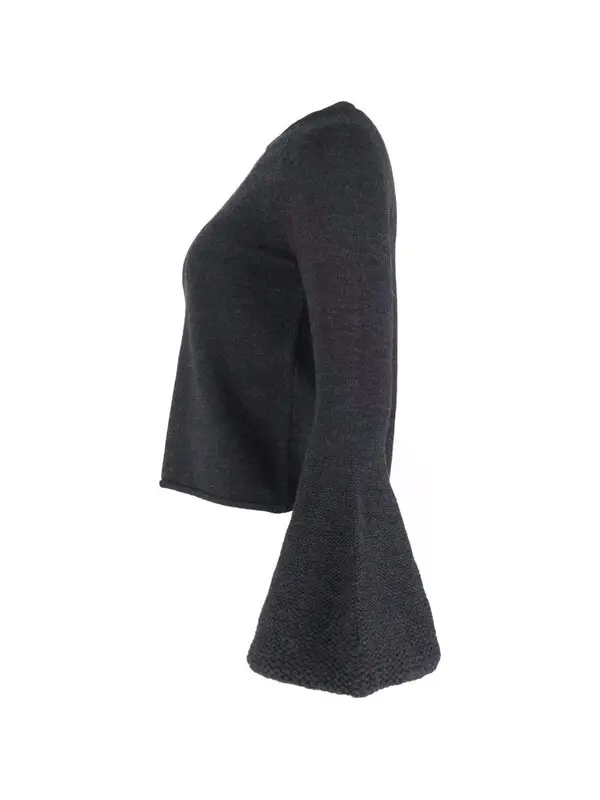 Co Flared-sleeves Wool Sweater