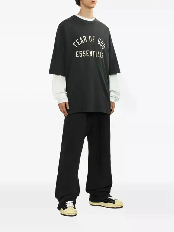 Fear Of God Logo T-shirt - Black