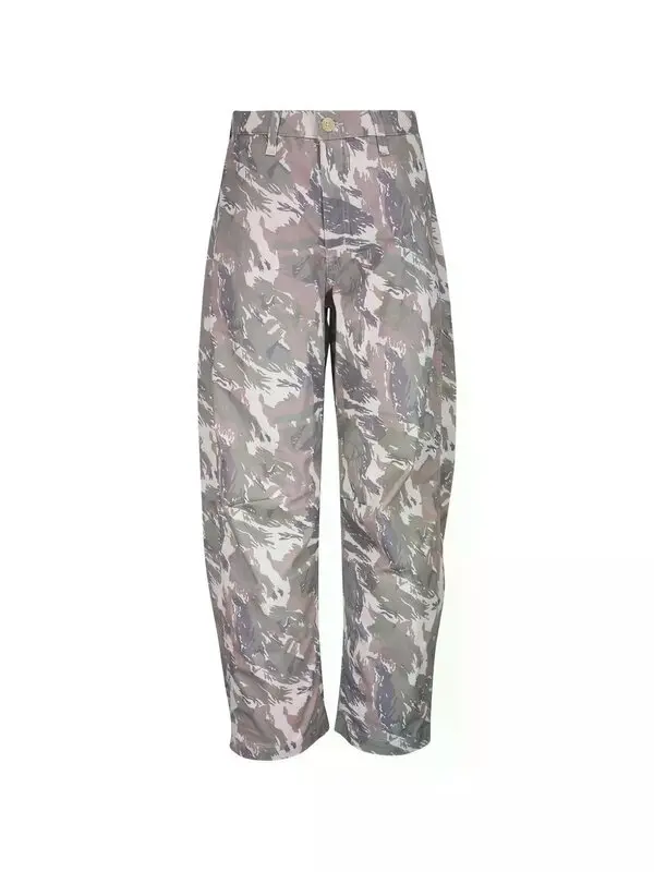 Ag Camouflage Cropped Jeans