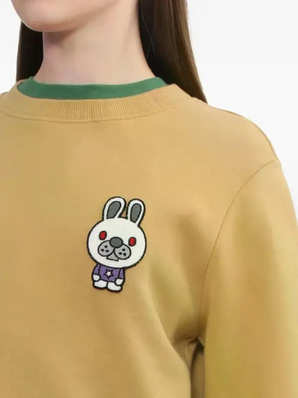 A BATHING APE Apee™ * Appliqué Crewneck Sweatshirt - Neutrals