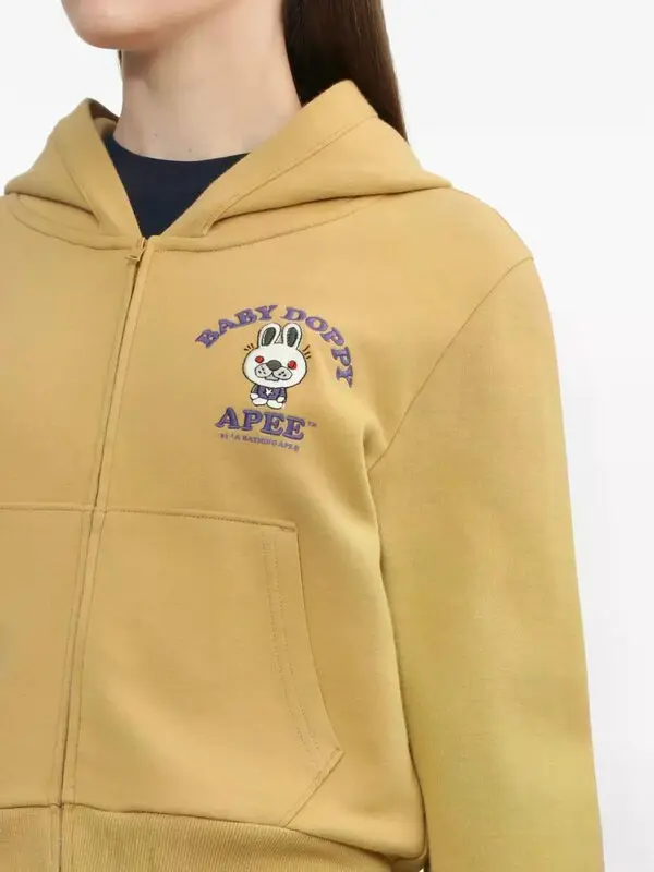 A BATHING APE Logo Hooded Top