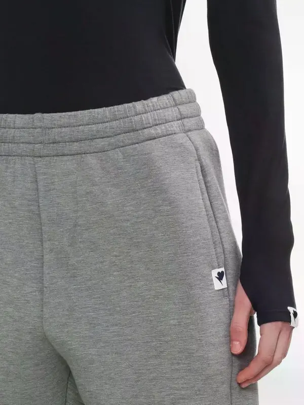 A BATHING APE Logo Patch Trousers - Grey