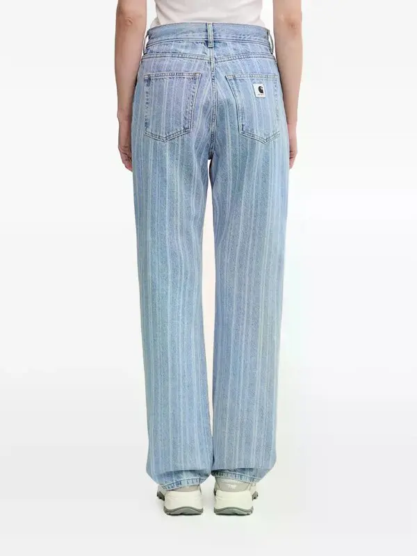 Carhartt Work In Progress Striped-pattern Jeans
