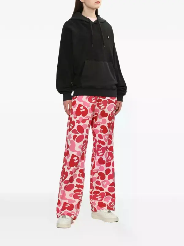 A BATHING APE Heart Print Top