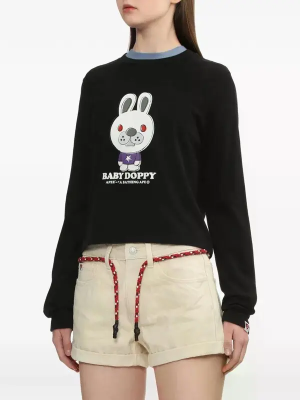 A BATHING APE Apee™ * Baby Doppy Sweatshirt - Black