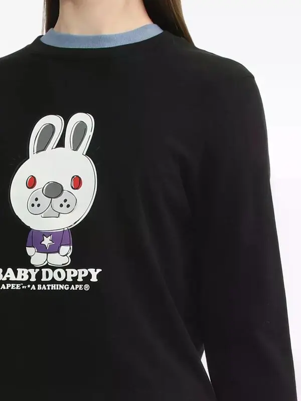 A BATHING APE Apee™ * Baby Doppy Sweatshirt - Black