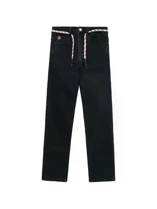 A BATHING APE Apee™ * Straight-leg Jeans With Rope Belt