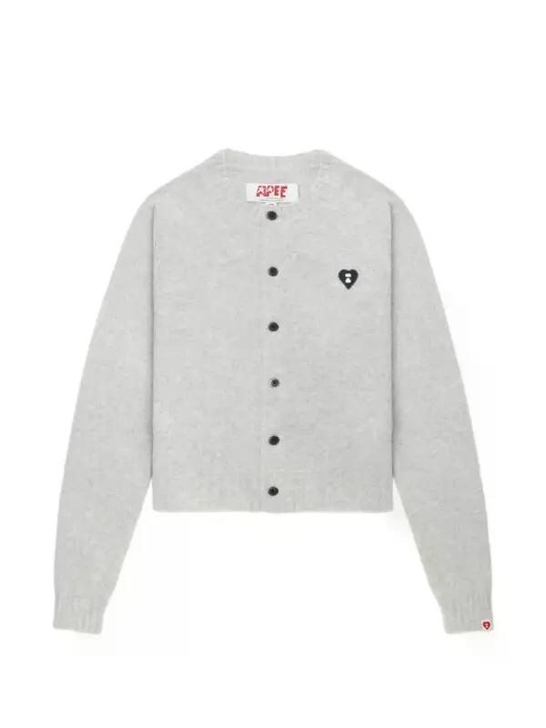 A BATHING APE Heart Motif Knitwear