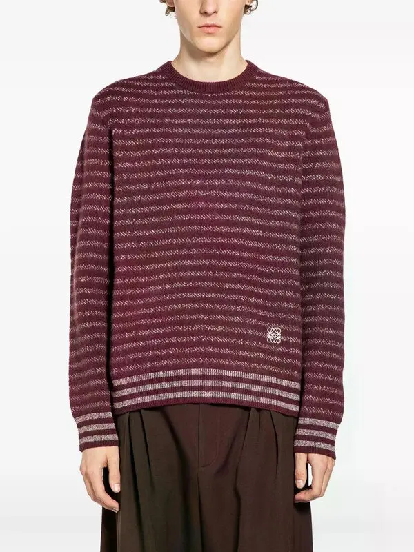 Loewe Striped Crew-neck Sweater