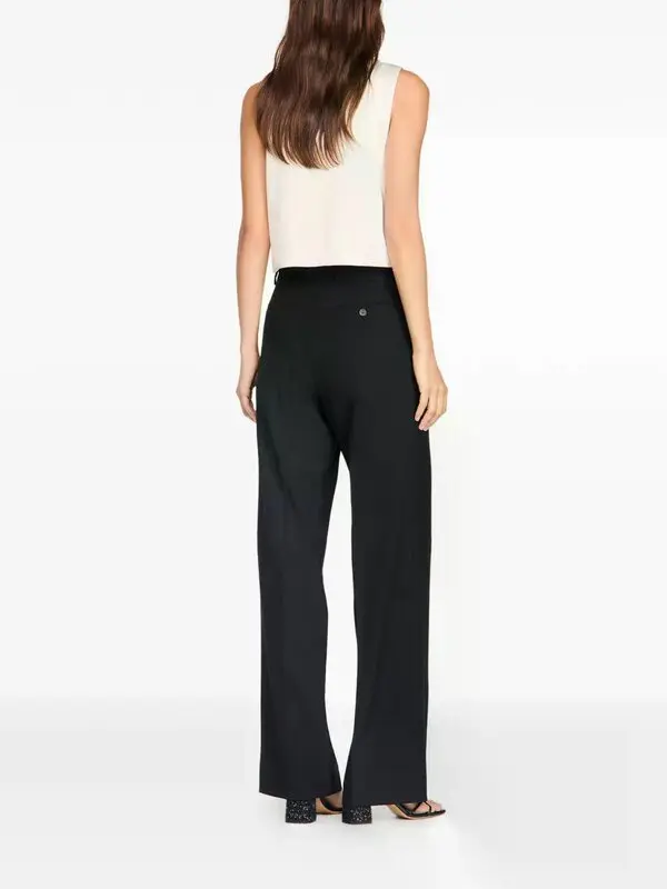 Sandro Pleated Tailored Trousers - Black