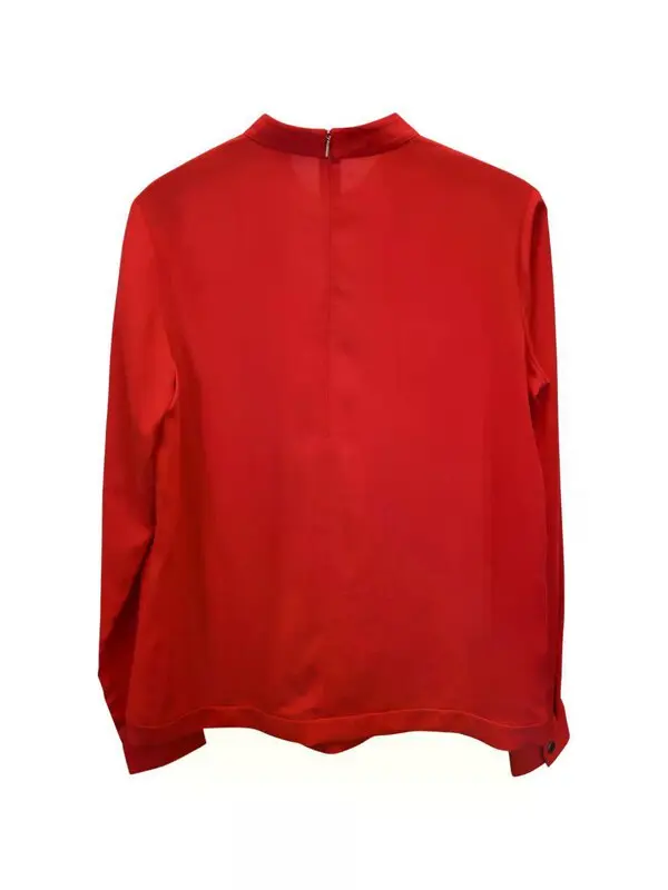 BOSS Pleated Mock-neck Top