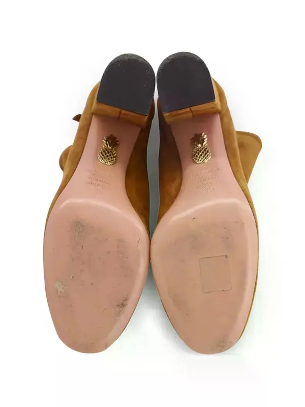 AQUAZZURA Suede Side-zip Ankle Boots