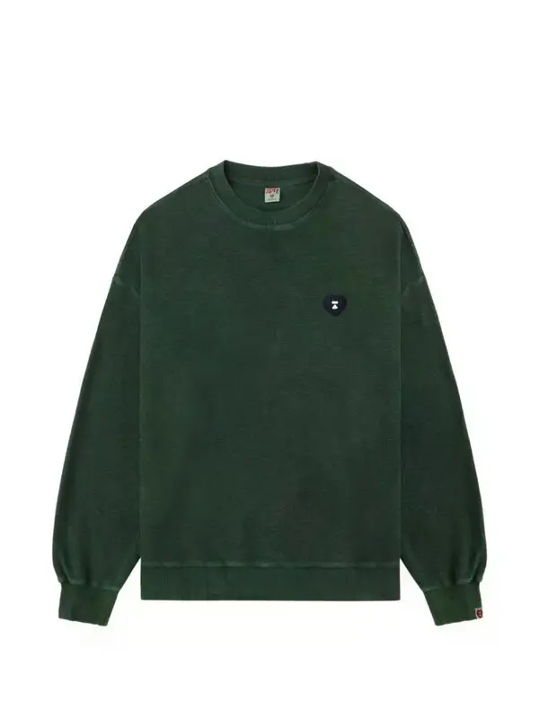 A BATHING APE Heart-patch Sweatshirt