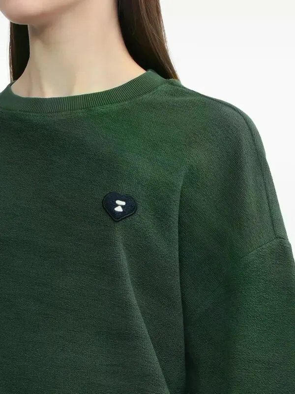 A BATHING APE Heart-patch Sweatshirt